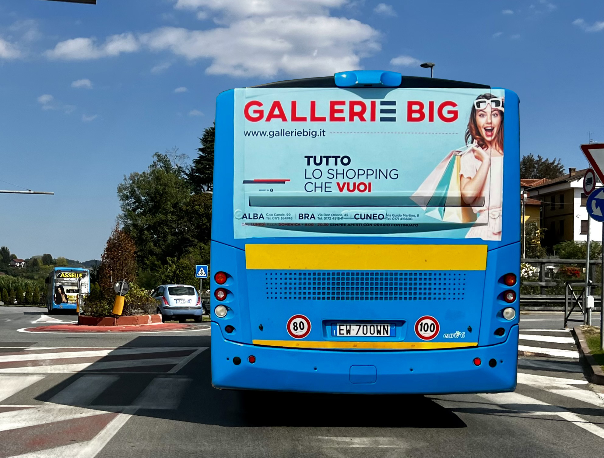 Pubblicità dinamica autobus Cuneo, Alessandria, Asti, Torino, Alba, Bra ...